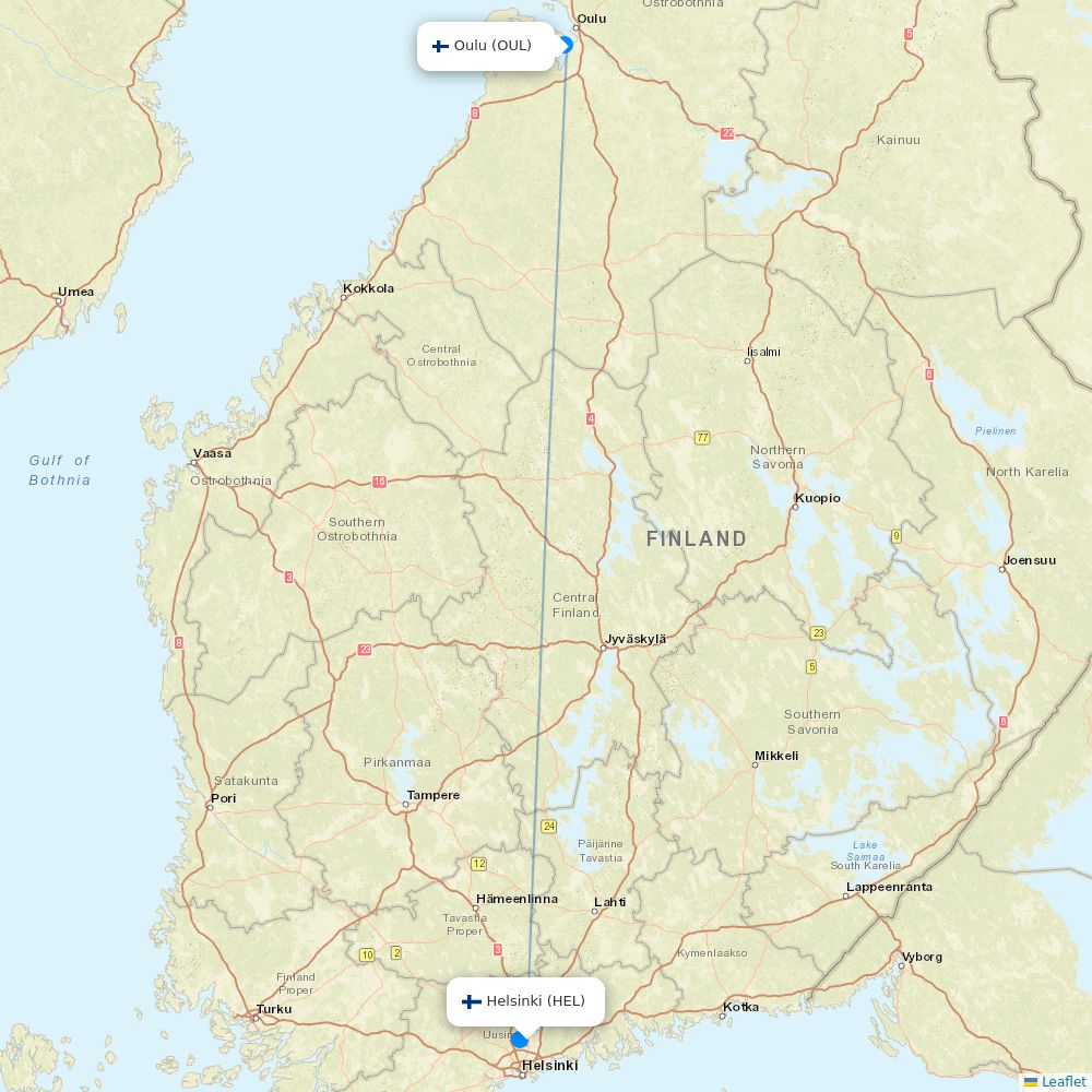 Finnair routes 2025 – interactive map with all flights - Flight Routes