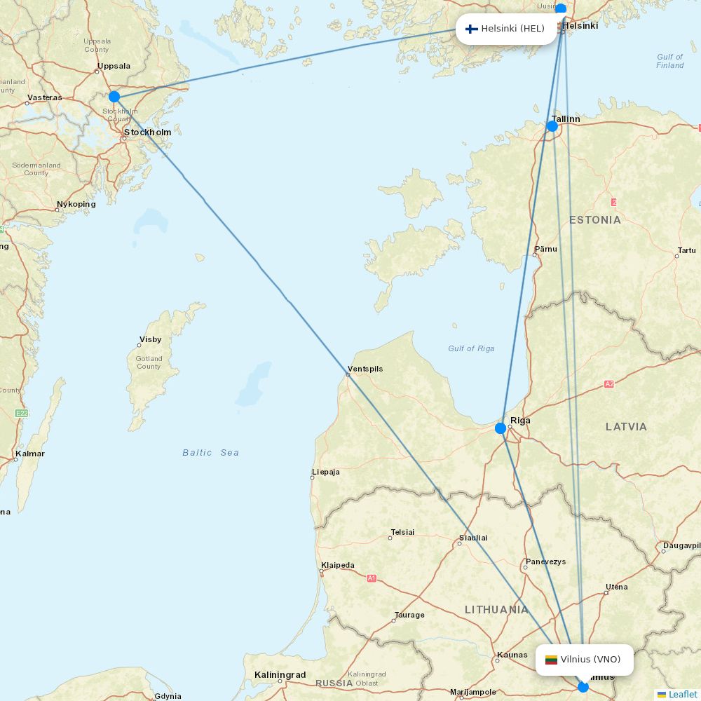 Finnair routes 2026 – interactive map with all flights - Flight Routes