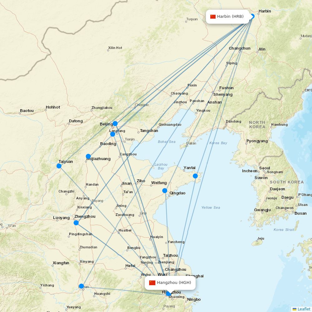 Xiamen Airlines routes 2026 – map with all flights - Flight Routes