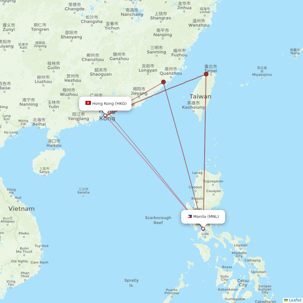 Philippines AirAsia routes 2026 – map with all flights - Flight Routes