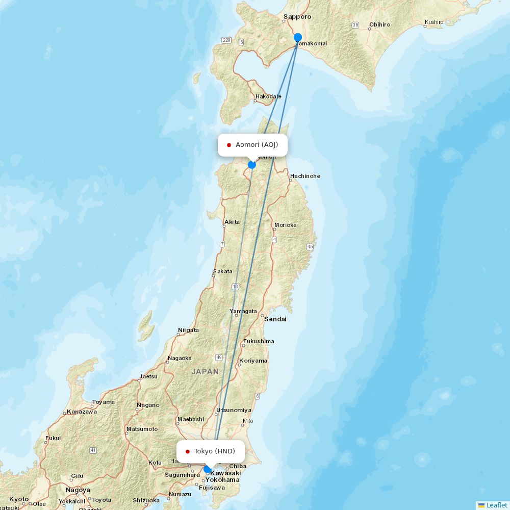 JAL routes 2026 – interactive map with all flights - Flight Routes