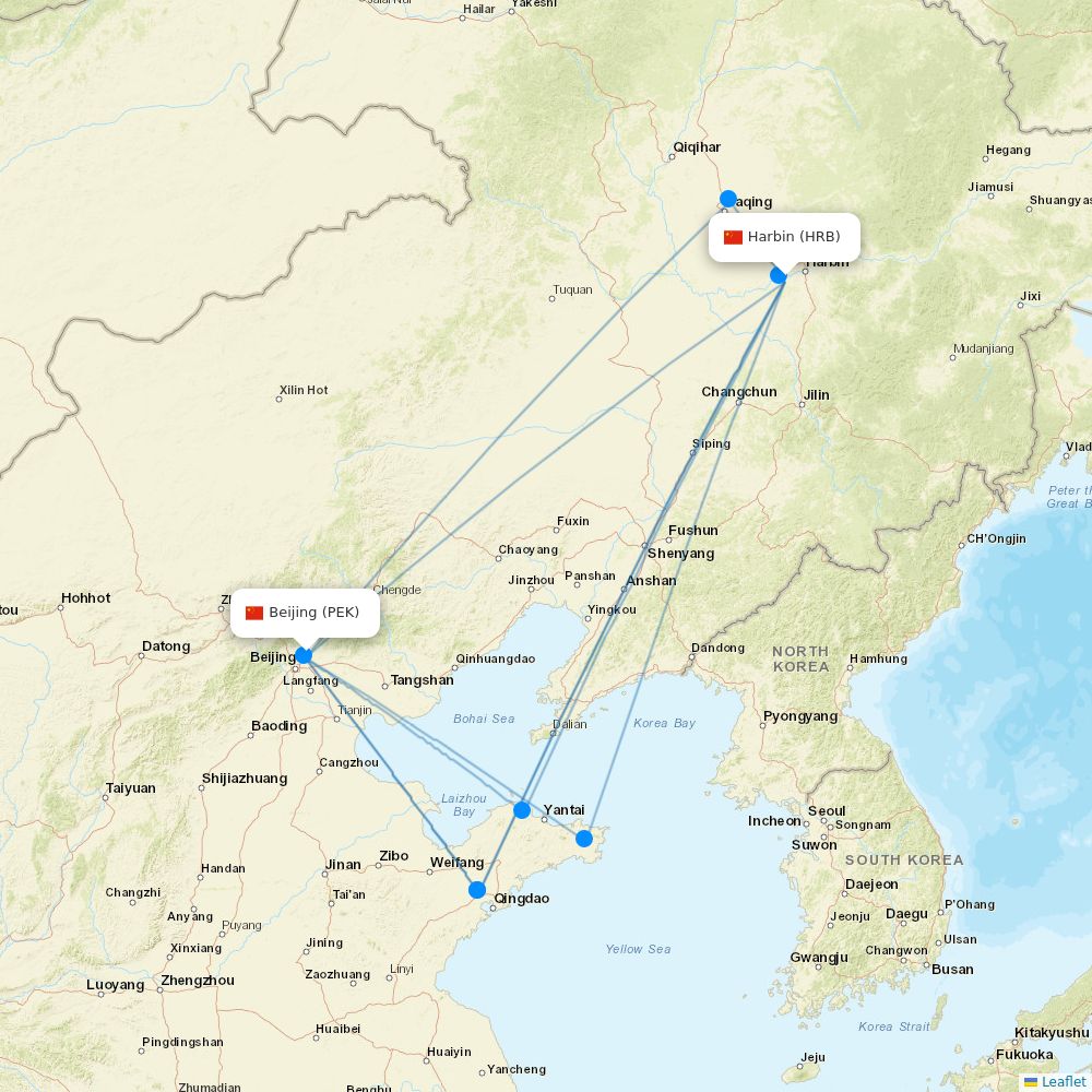 Air China routes 2025 – interactive map with all flights - Flight Routes