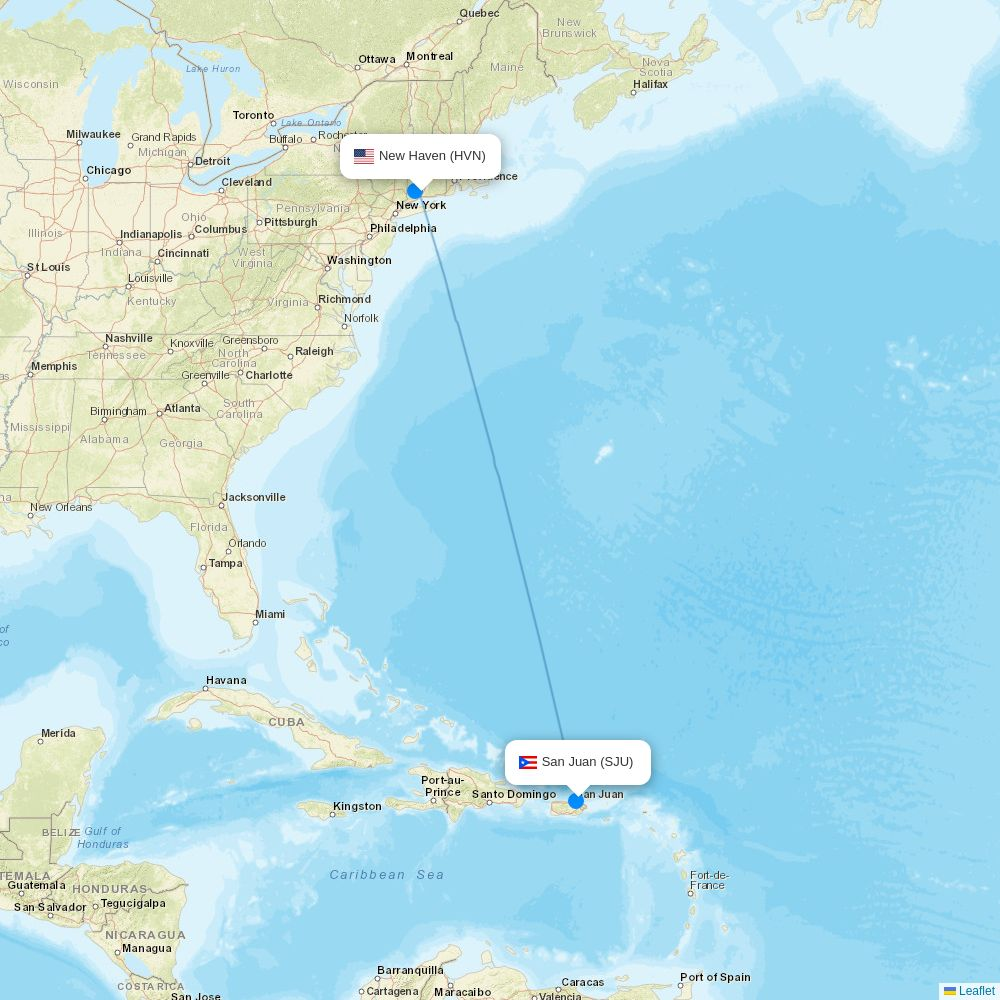 Avelo Airlines routes (XP) 2026, map - Flight Routes