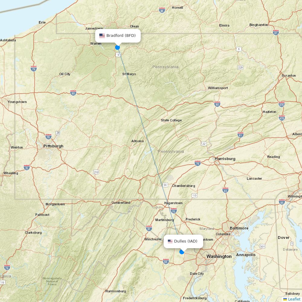 Southern Airways Express routes 2025 – map with flights - Flight Routes