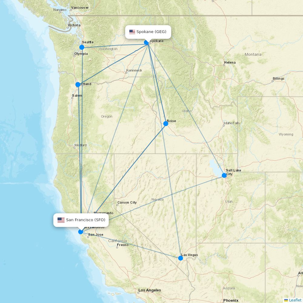 United Airlines routes 2025 – map with all flights - Flight Routes