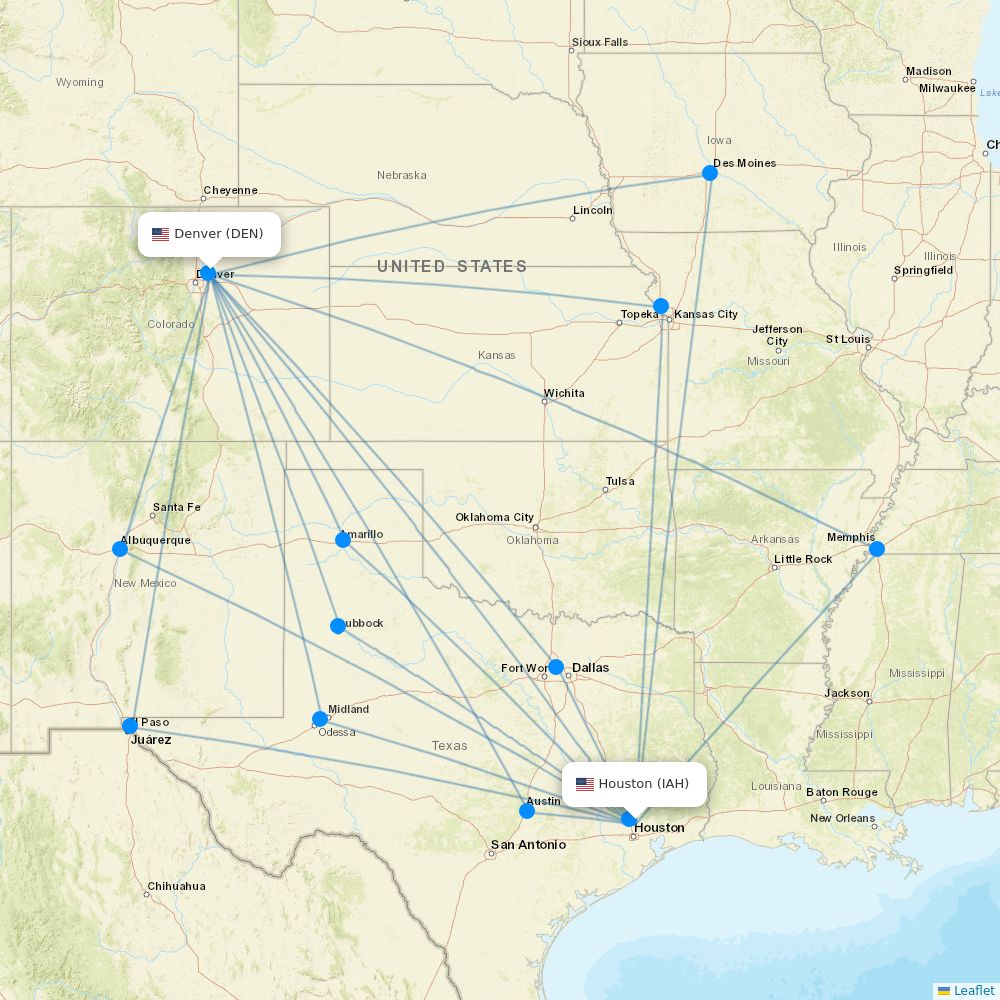 United Airlines routes 2025 – map with all flights - Flight Routes