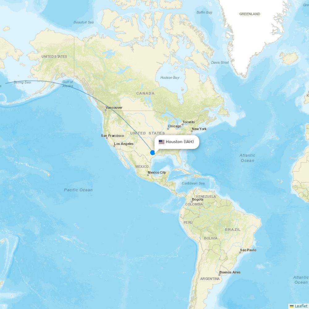 EVA Air airline routes (BR) 2026, map - Flight Routes