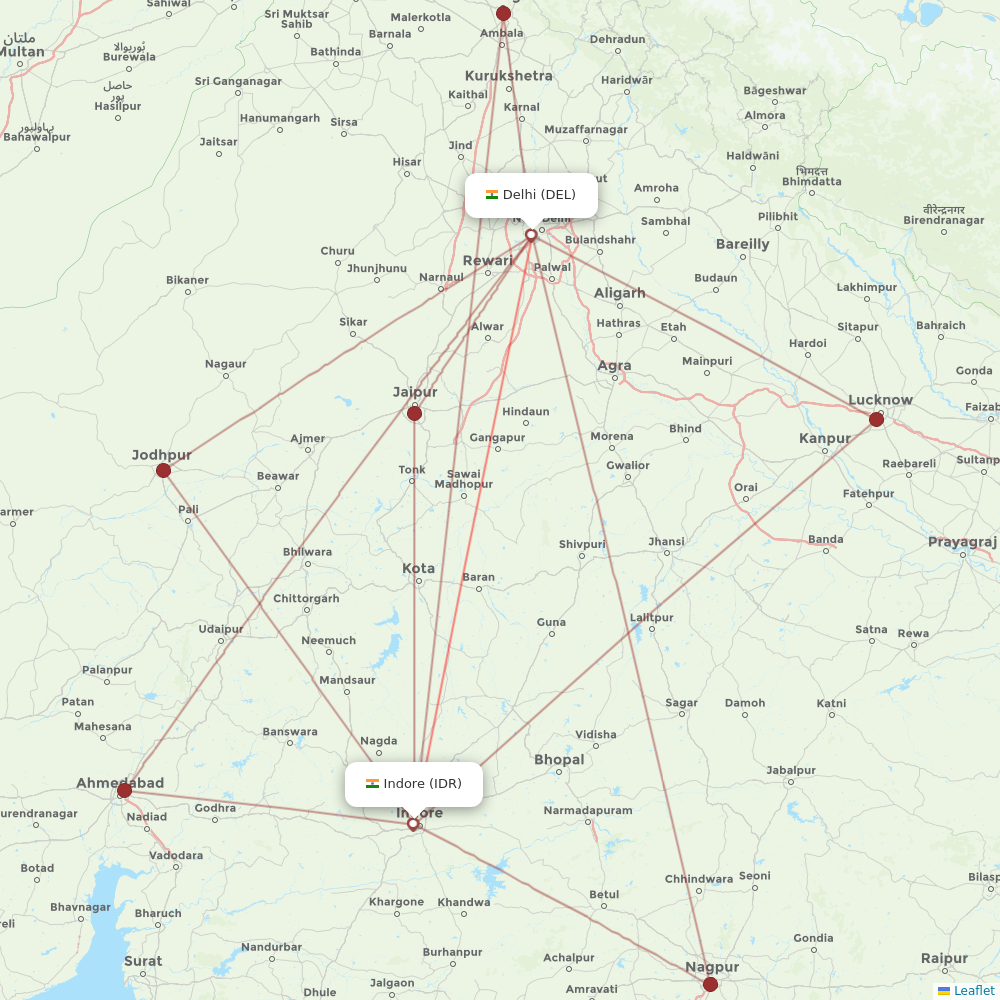 Air India routes 2025 – interactive map with all flights - Flight Routes