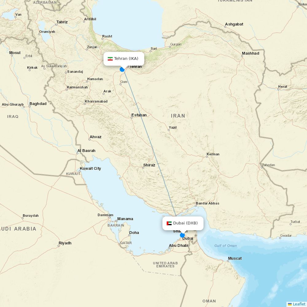 Flydubai routes 2025 – interactive map with all flights - Flight Routes
