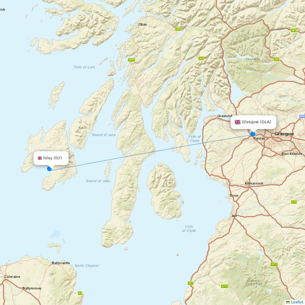 Loganair routes 2025 – interactive map with all flights - Flight Routes