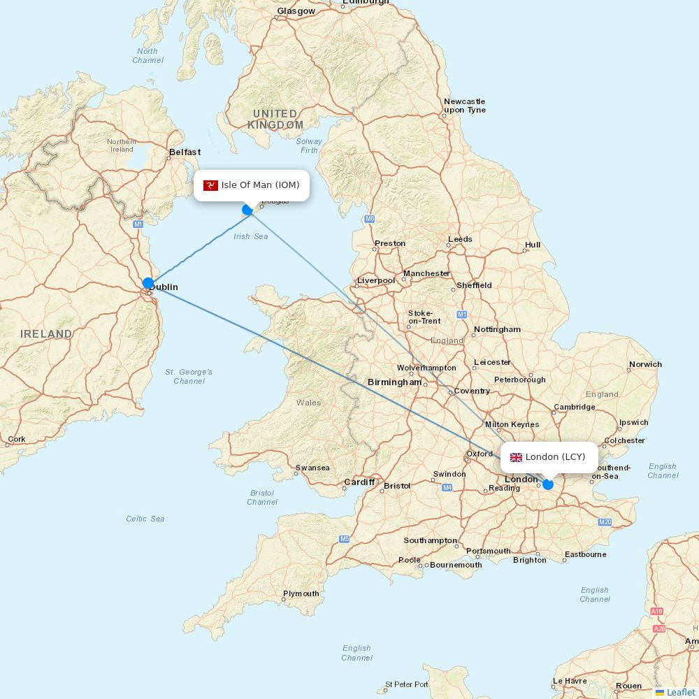 Loganair routes 2025 – interactive map with all flights - Flight Routes
