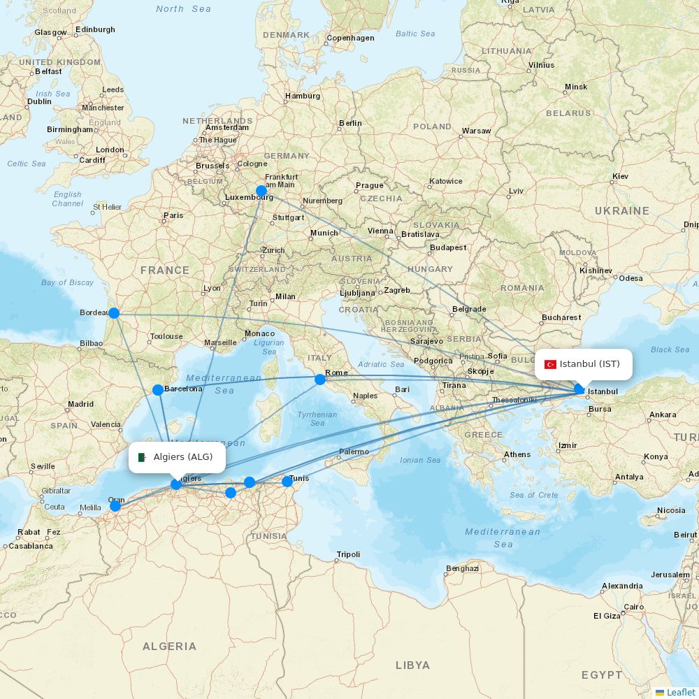 Turkish Airlines routes 2026 – map with all flights - Flight Routes
