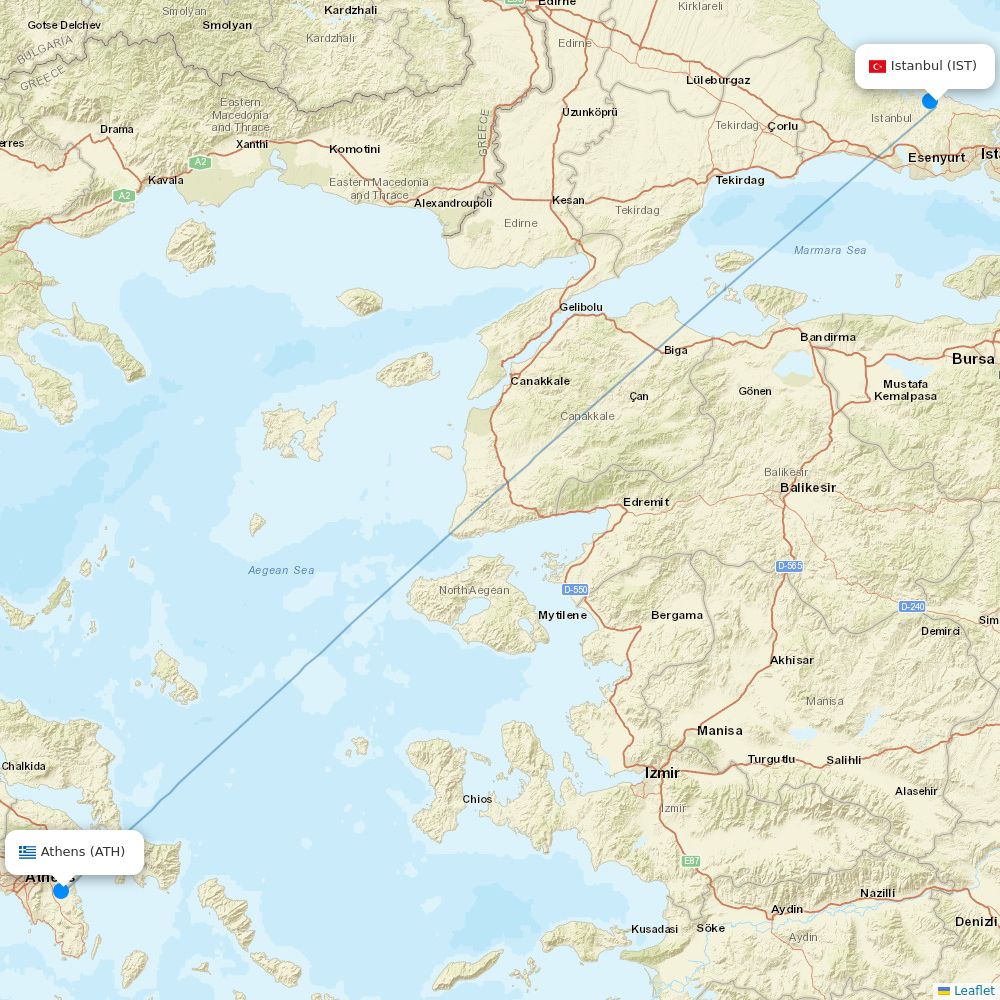 Aegean Airlines routes 2025 – map with all flights - Flight Routes