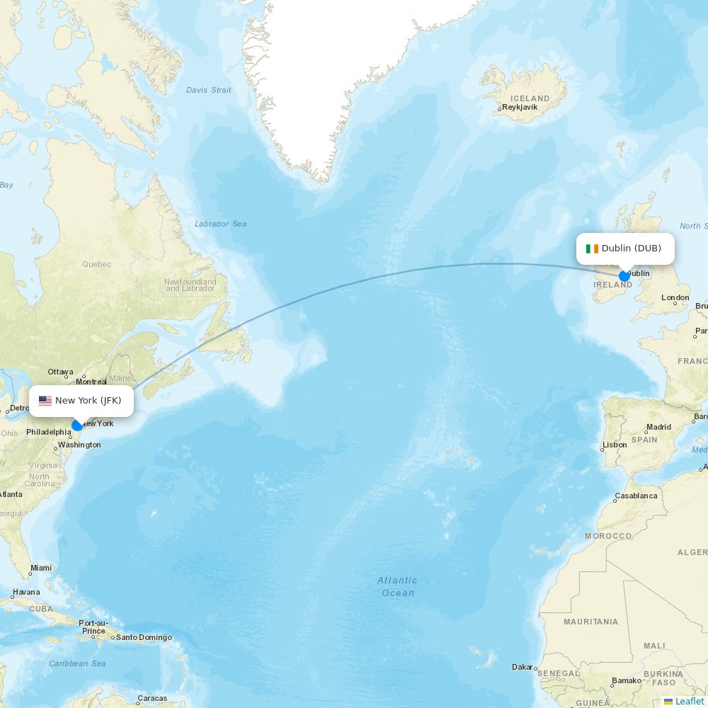 Aer Lingus routes 2026 – map with all flights - Flight Routes