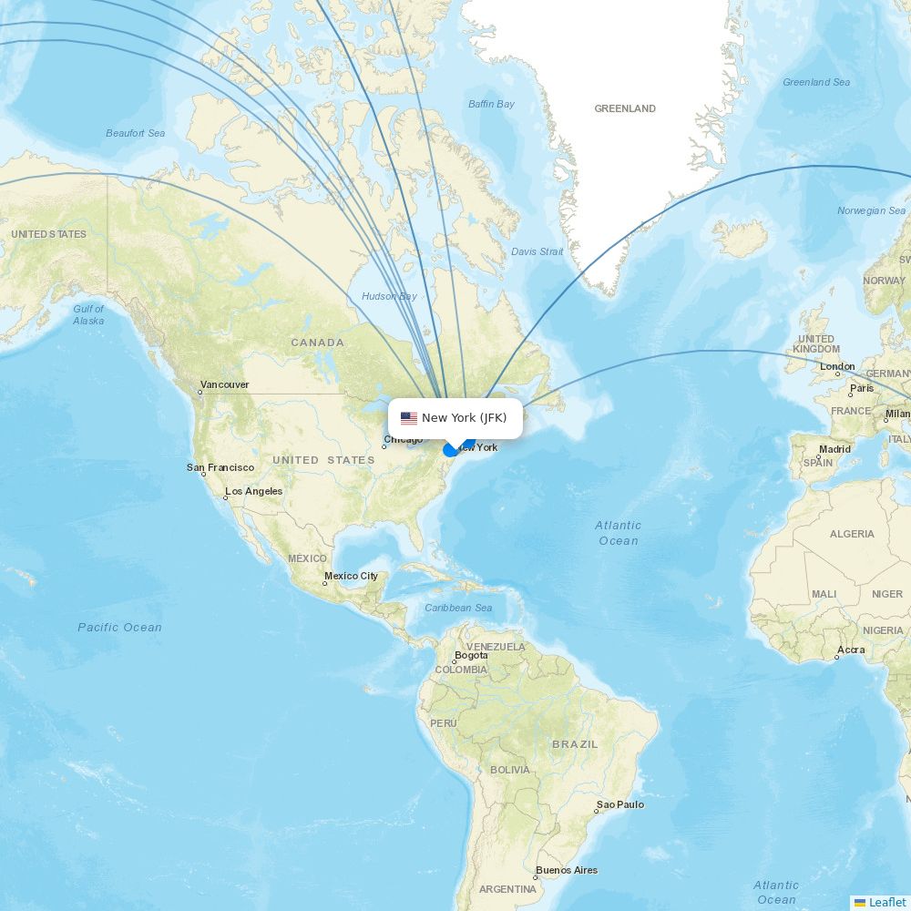 Cathay Pacific airline routes (CX) 2026, map - Flight Routes