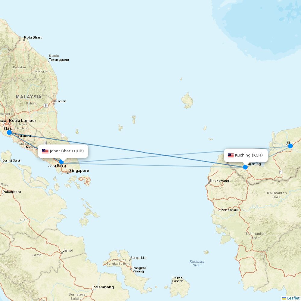 AirAsia routes 2025 – interactive map with all flights - Flight Routes