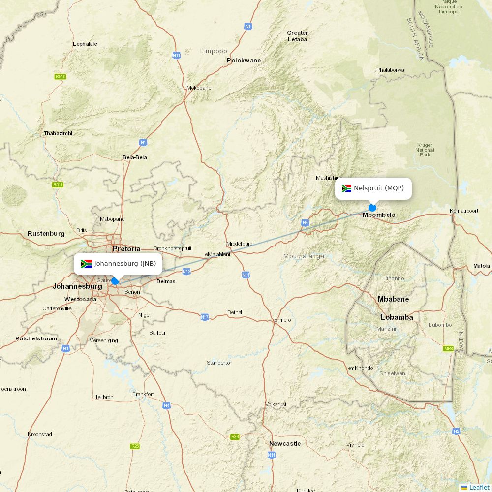 Airlink routes 2025 – interactive map with all flights - Flight Routes