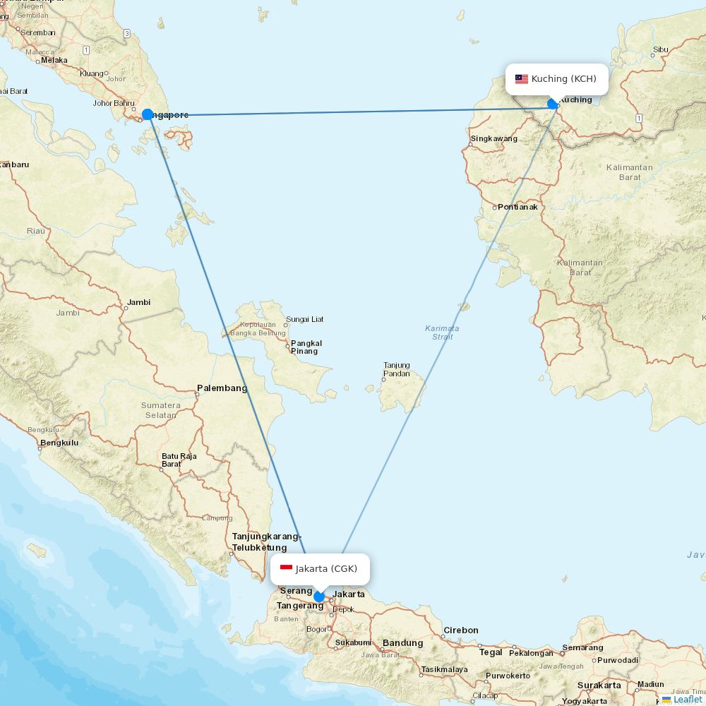 Indonesia AirAsia routes 2026 – map with all flights - Flight Routes