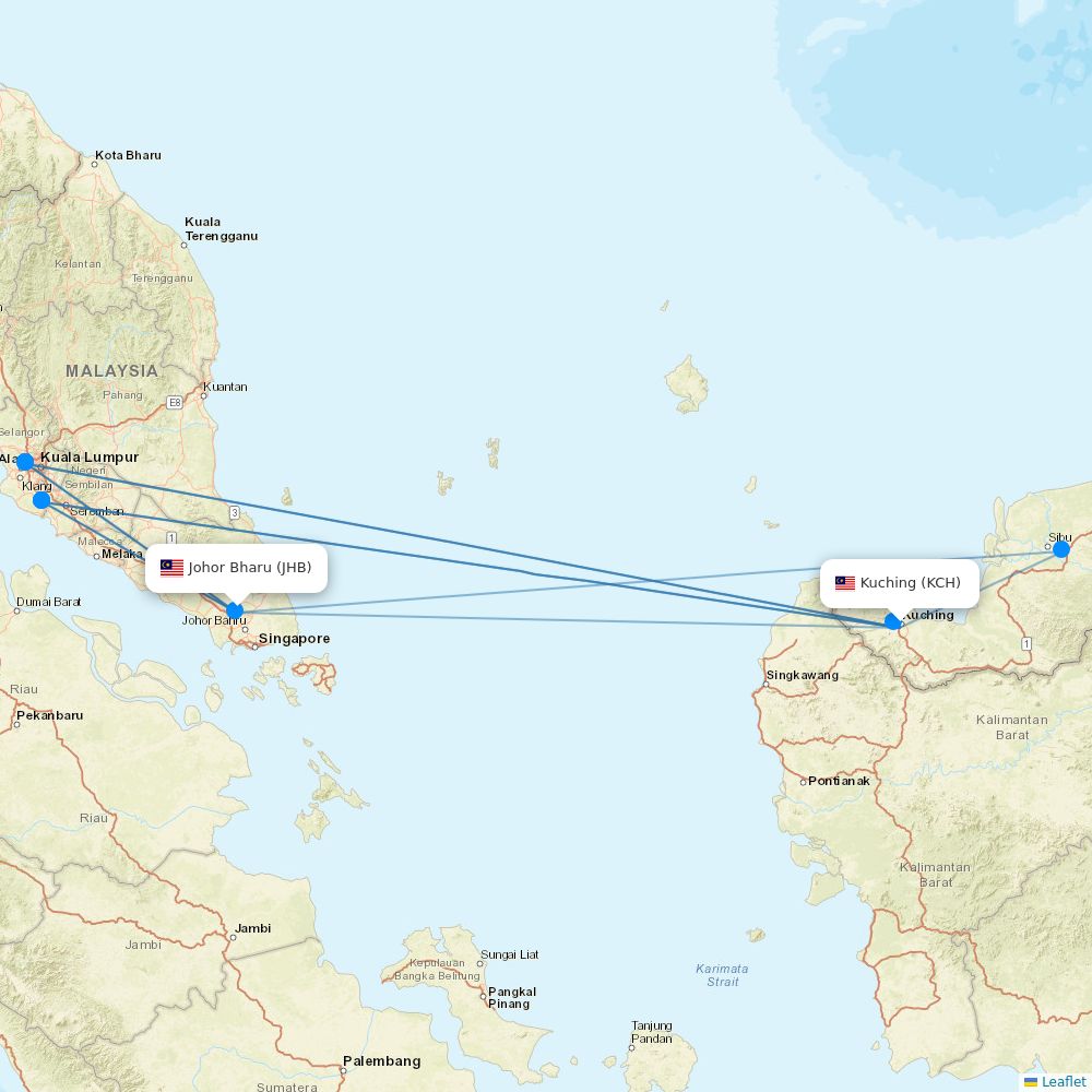 AirAsia routes 2025 – interactive map with all flights - Flight Routes