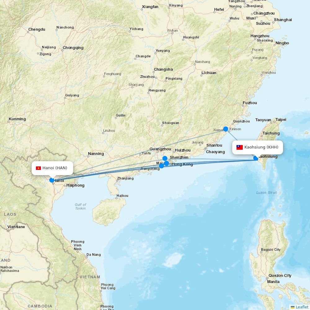 Vietnam Airlines routes 2025 – map with all flights - Flight Routes