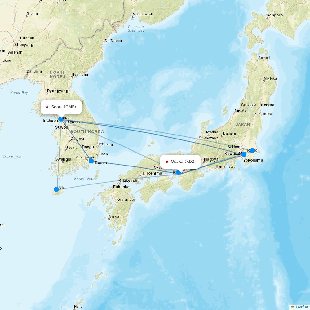 Peach Aviation routes 2025 – map with all flights - Flight Routes