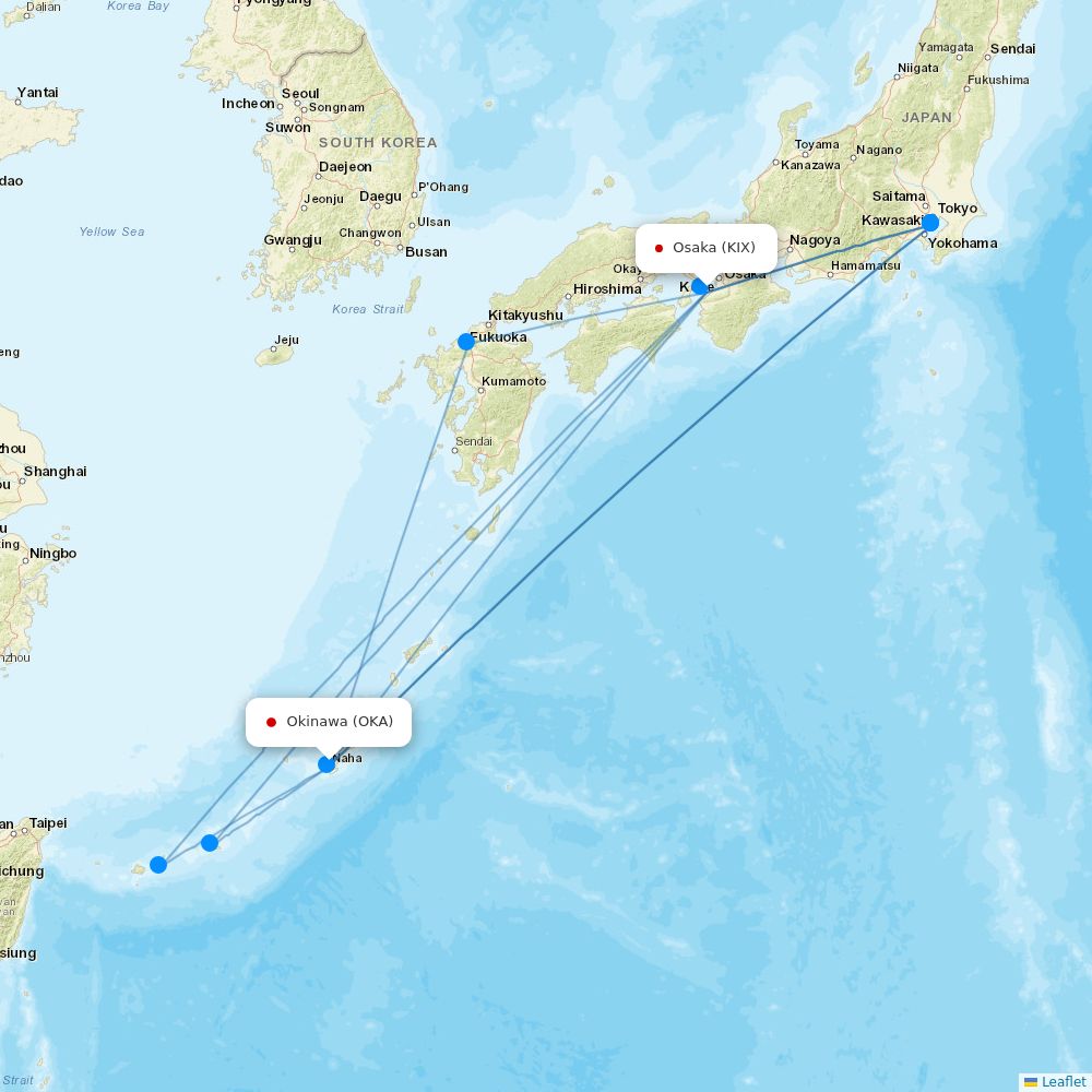 Jetstar Japan routes 2025 – map with all flights - Flight Routes