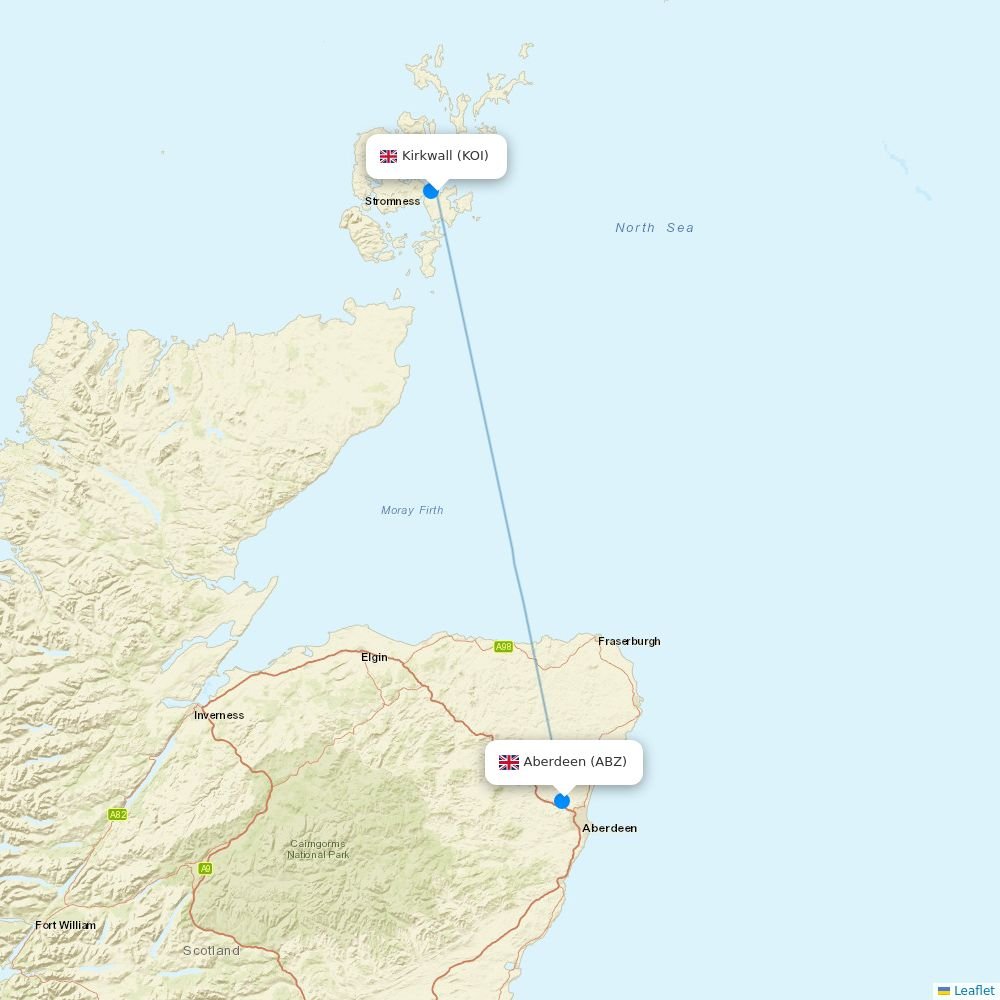 Loganair routes 2025 – interactive map with all flights - Flight Routes