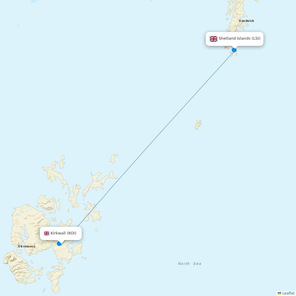 Loganair routes 2025 – interactive map with all flights - Flight Routes
