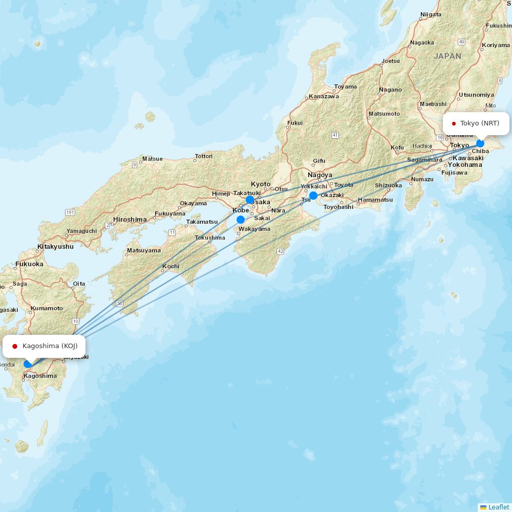 Jetstar Japan routes 2025 – map with all flights - Flight Routes