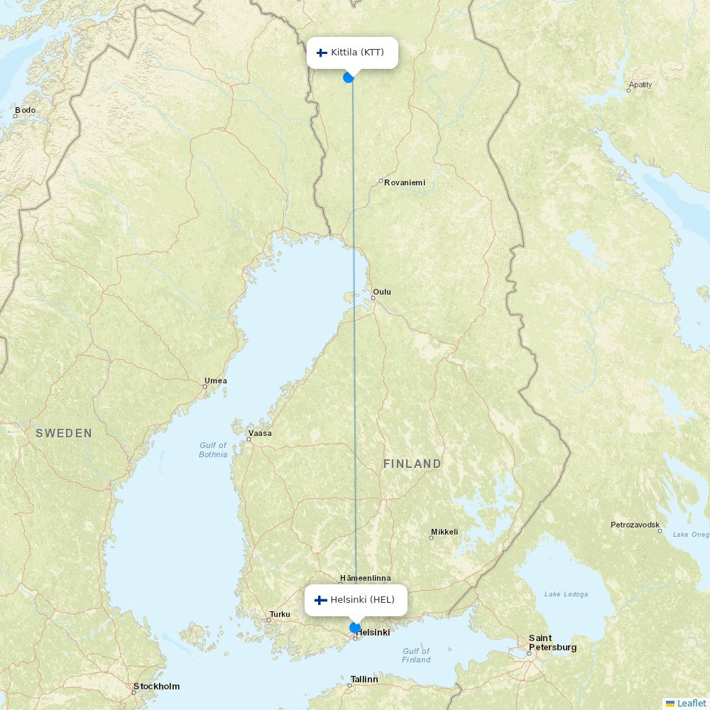 Finnair routes 2026 – interactive map with all flights - Flight Routes