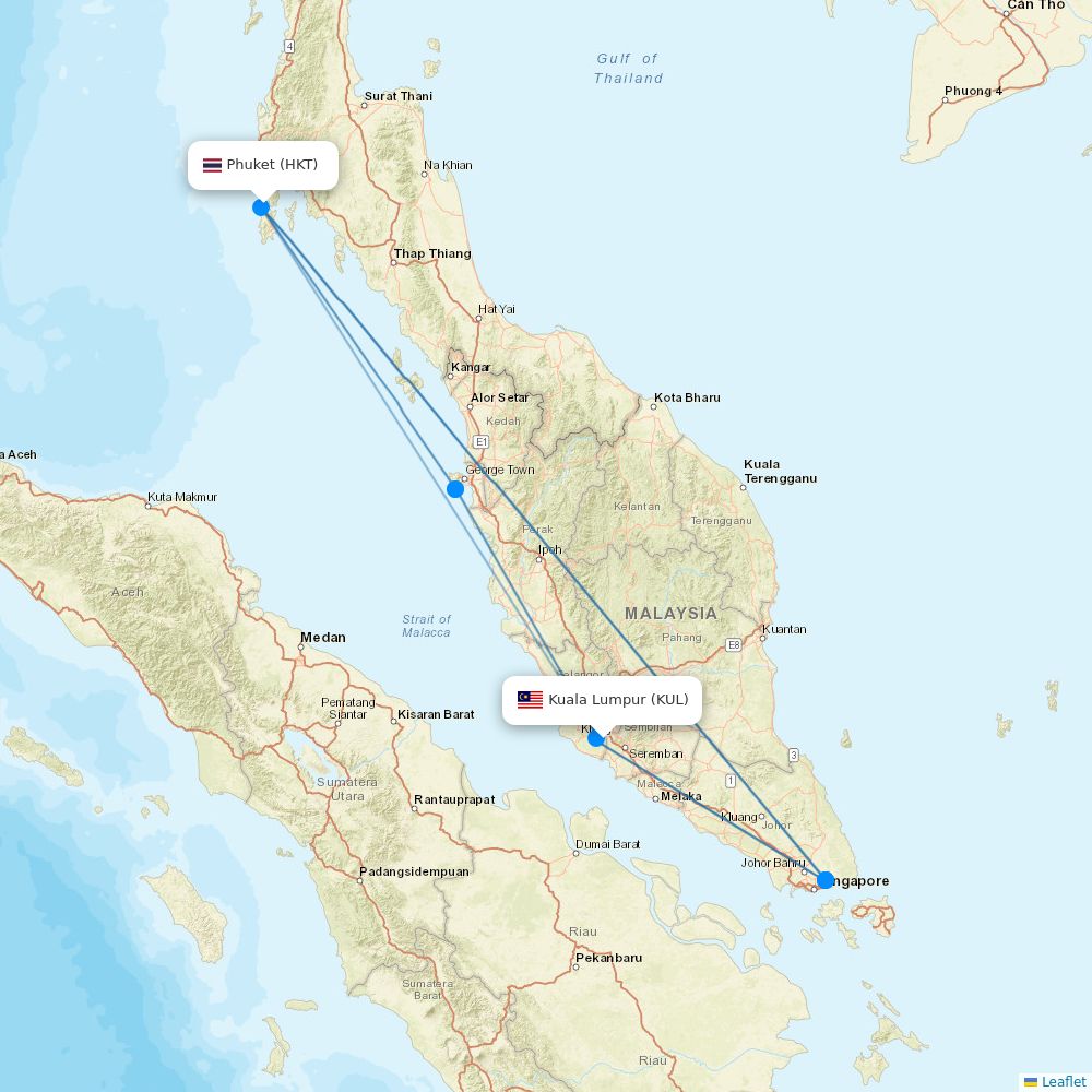 AirAsia routes 2025 – interactive map with all flights - Flight Routes
