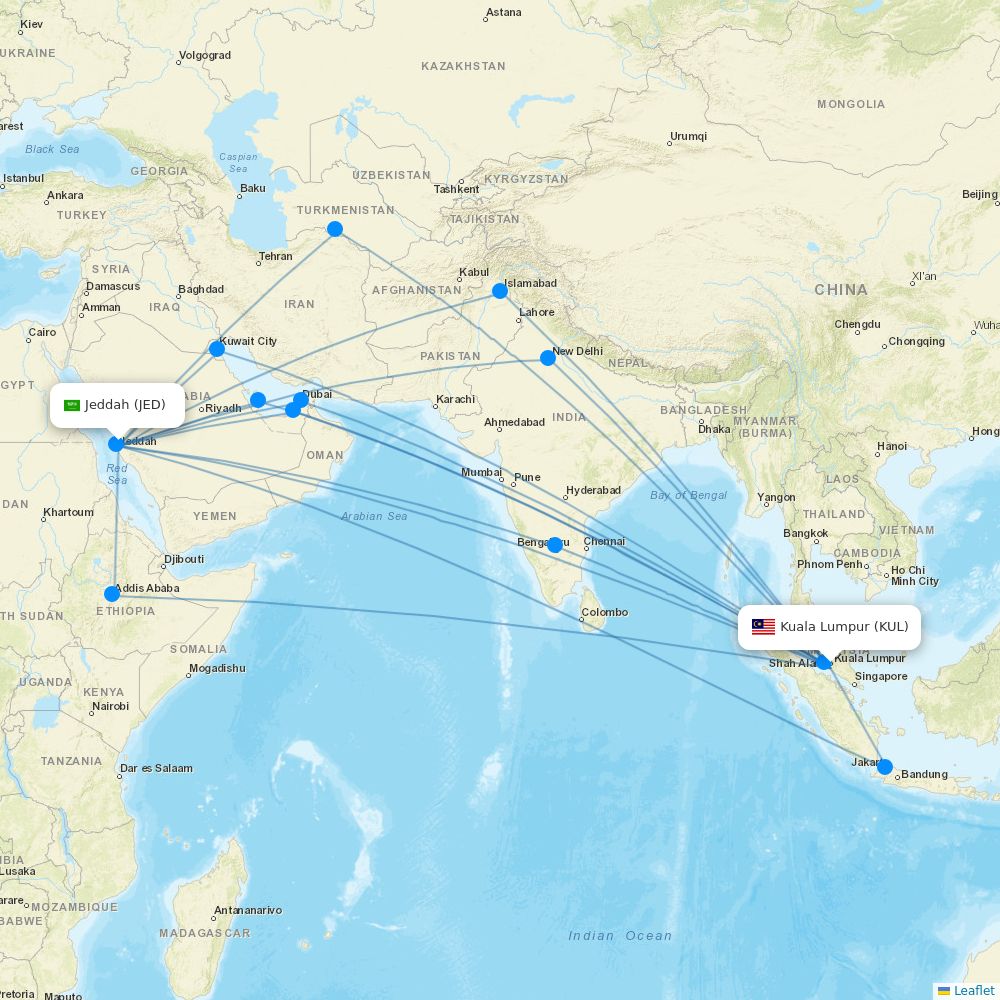 AirAsia X routes 2025 – map with all flights - Flight Routes