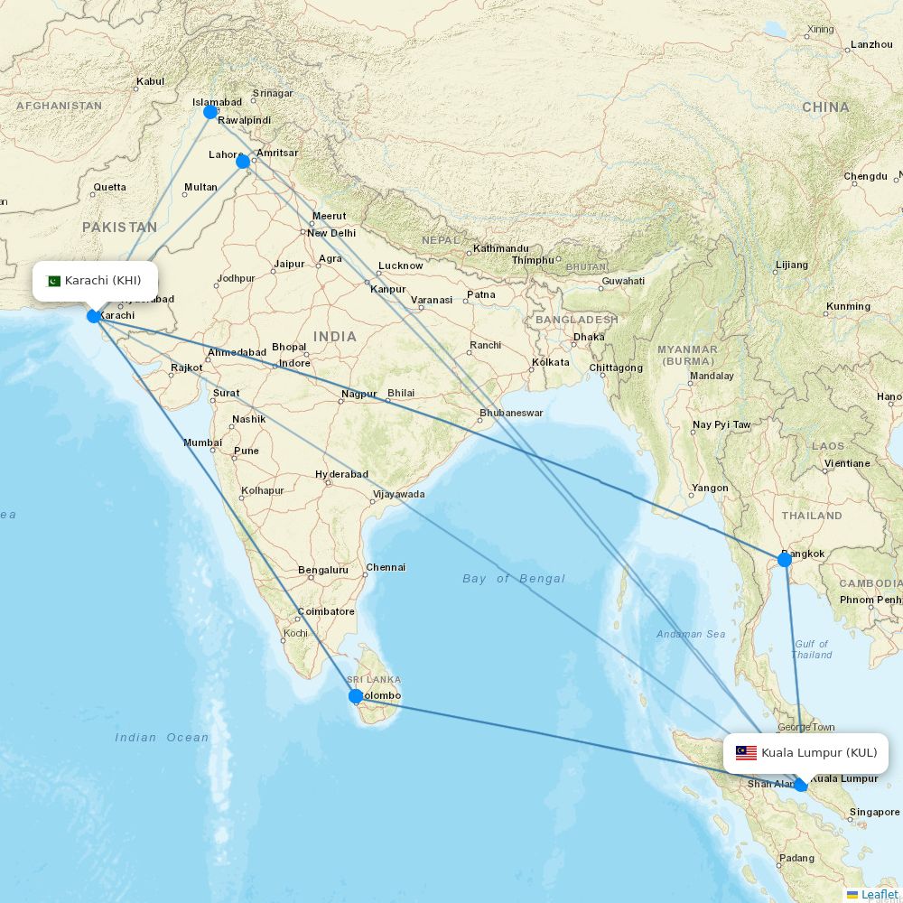 AirAsia X routes 2025 – map with all flights - Flight Routes