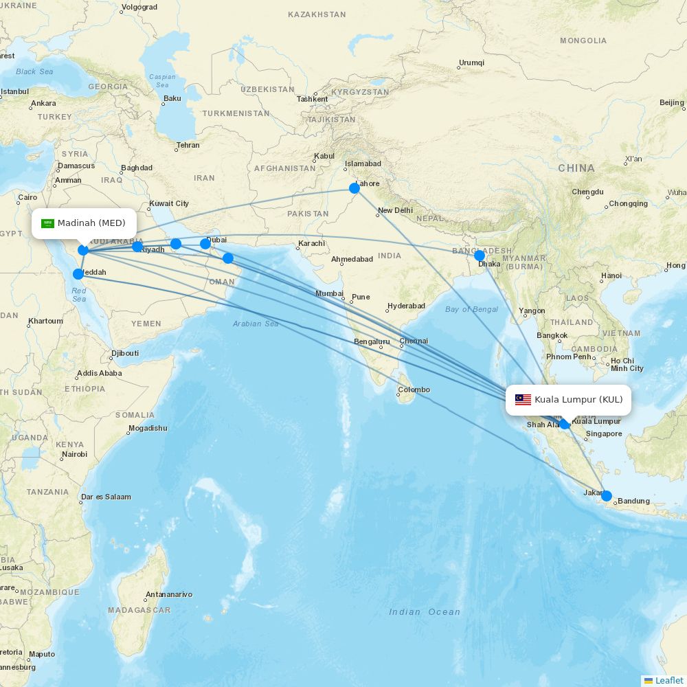 AirAsia X routes 2025 – map with all flights - Flight Routes