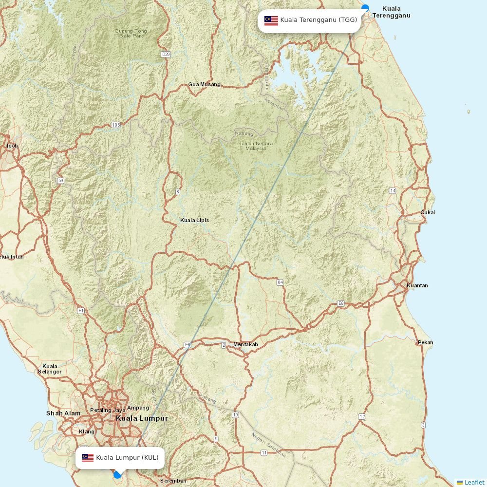 AirAsia routes 2025 – interactive map with all flights - Flight Routes