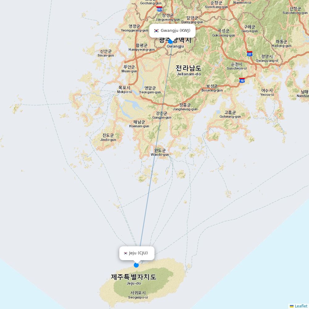 Jeju Air routes 2025 – interactive map with all flights - Flight Routes