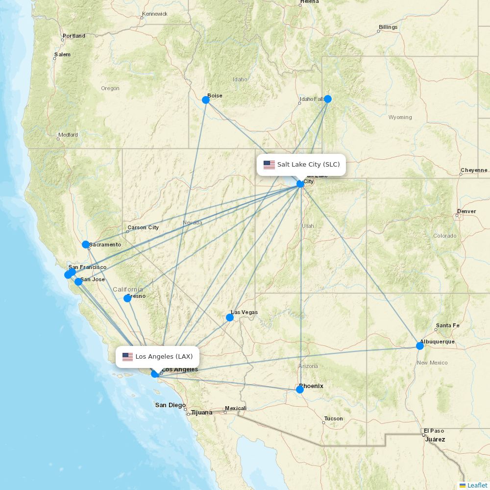Delta Air Lines routes 2025 – map with all flights - Flight Routes