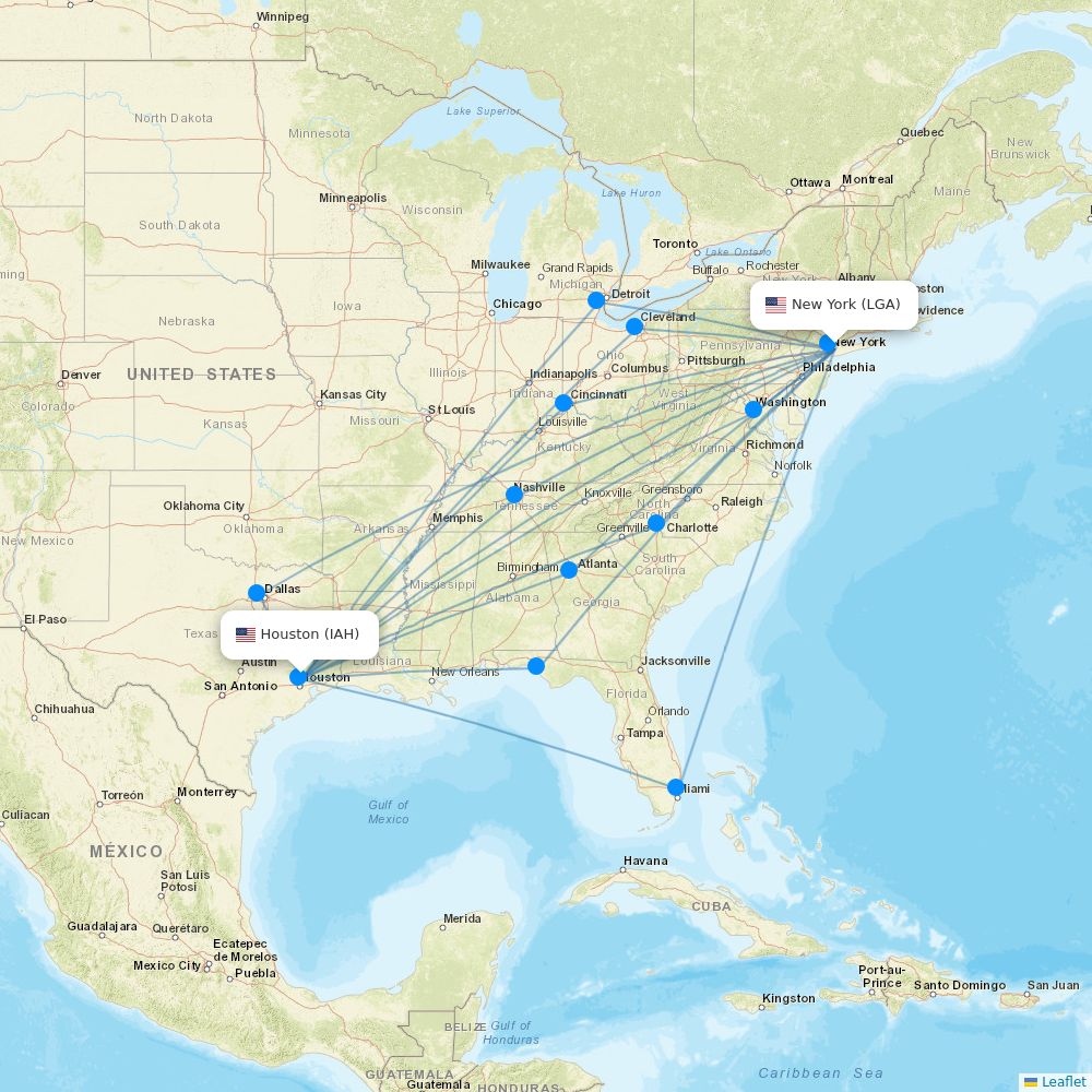 United Airlines routes 2026 – map with all flights - Flight Routes