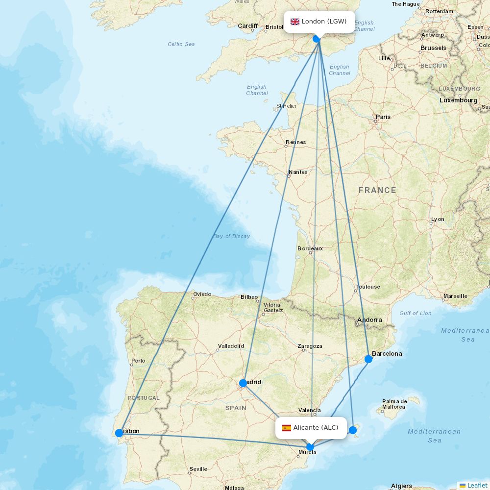 Easyjet routes 2026 – interactive map with all flights - Flight Routes