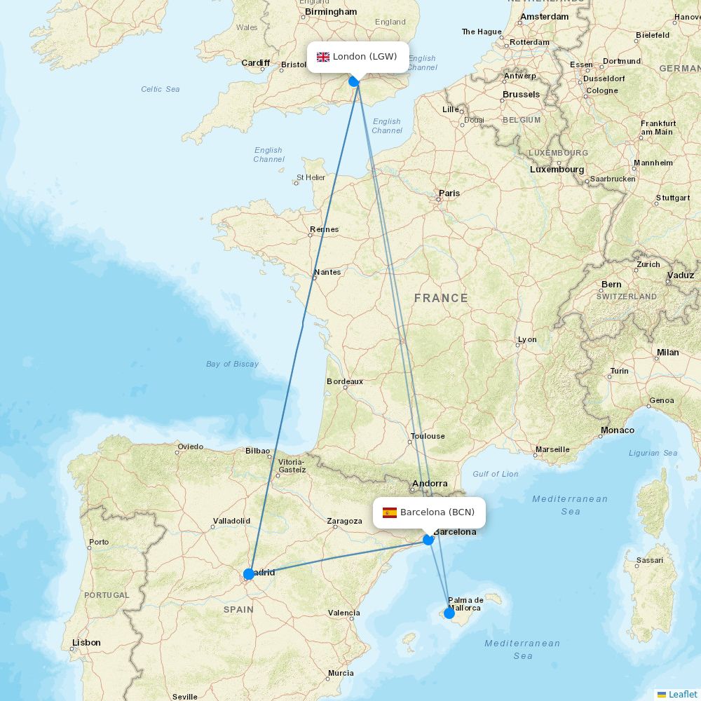Easyjet routes 2026 – interactive map with all flights - Flight Routes
