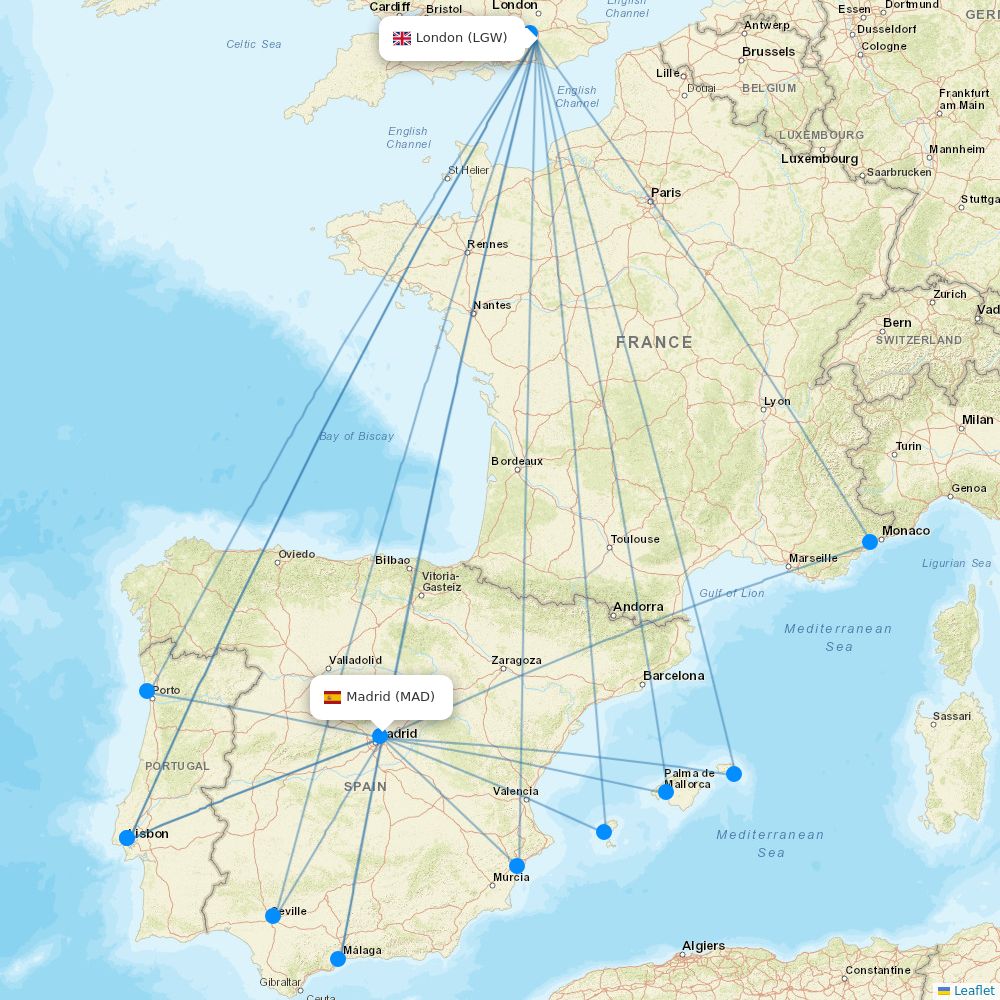 Air Europa routes 2025 – map with all flights - Flight Routes