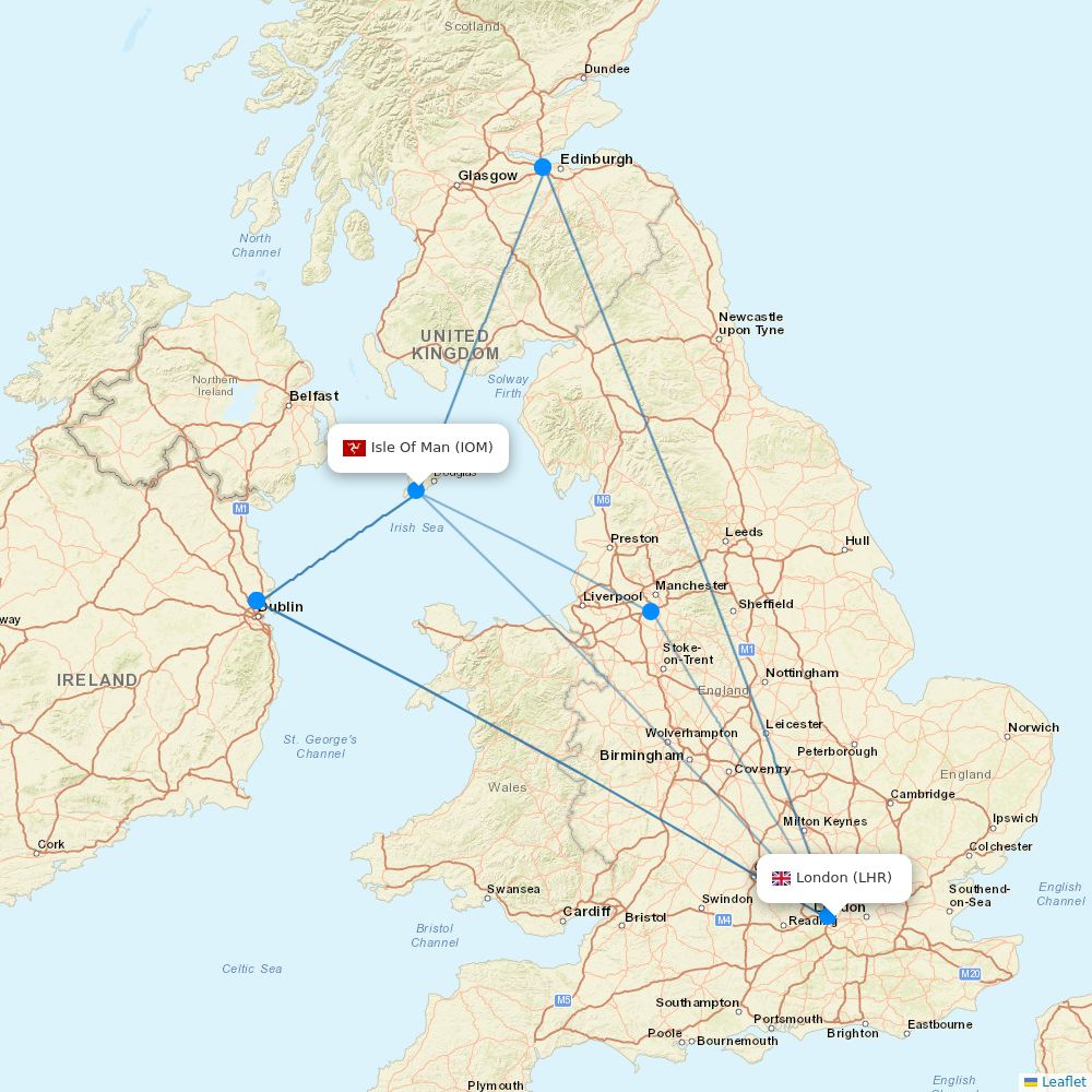 Loganair routes 2025 – interactive map with all flights - Flight Routes