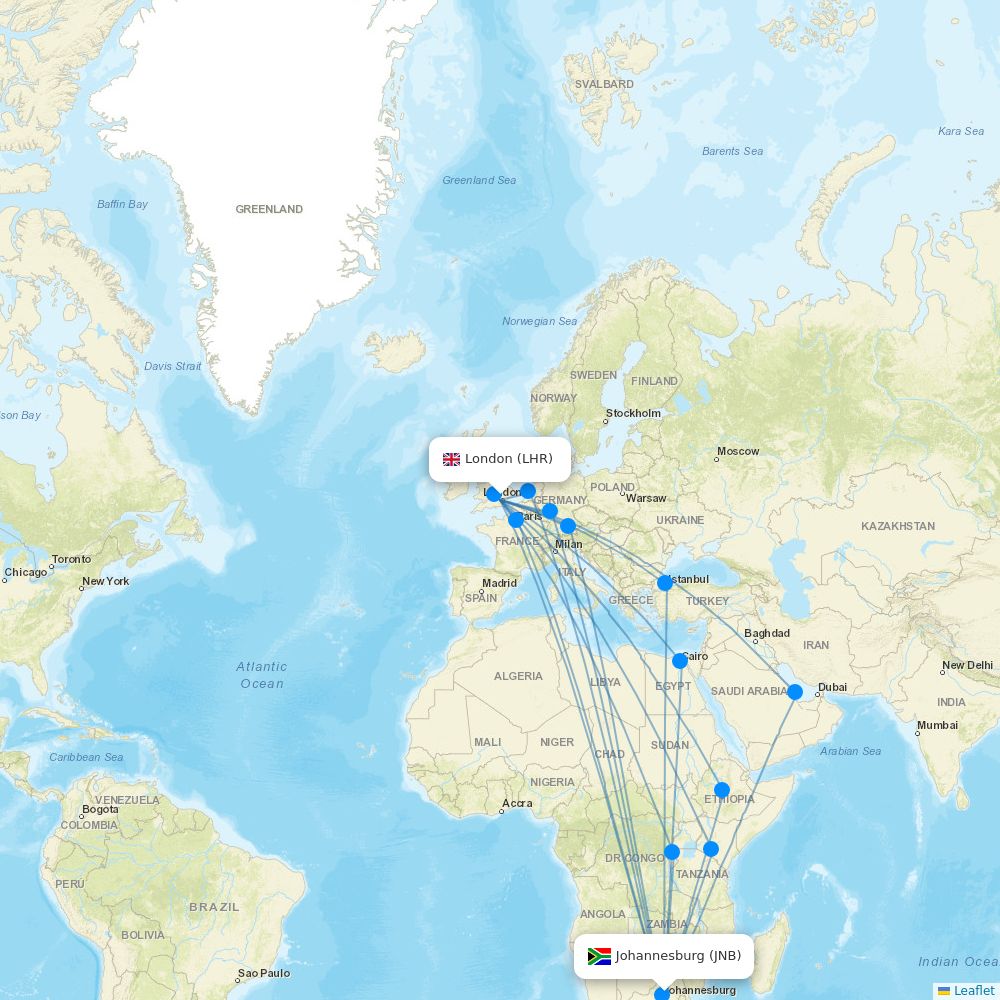 Virgin Atlantic routes 2025 – map with all flights - Flight Routes