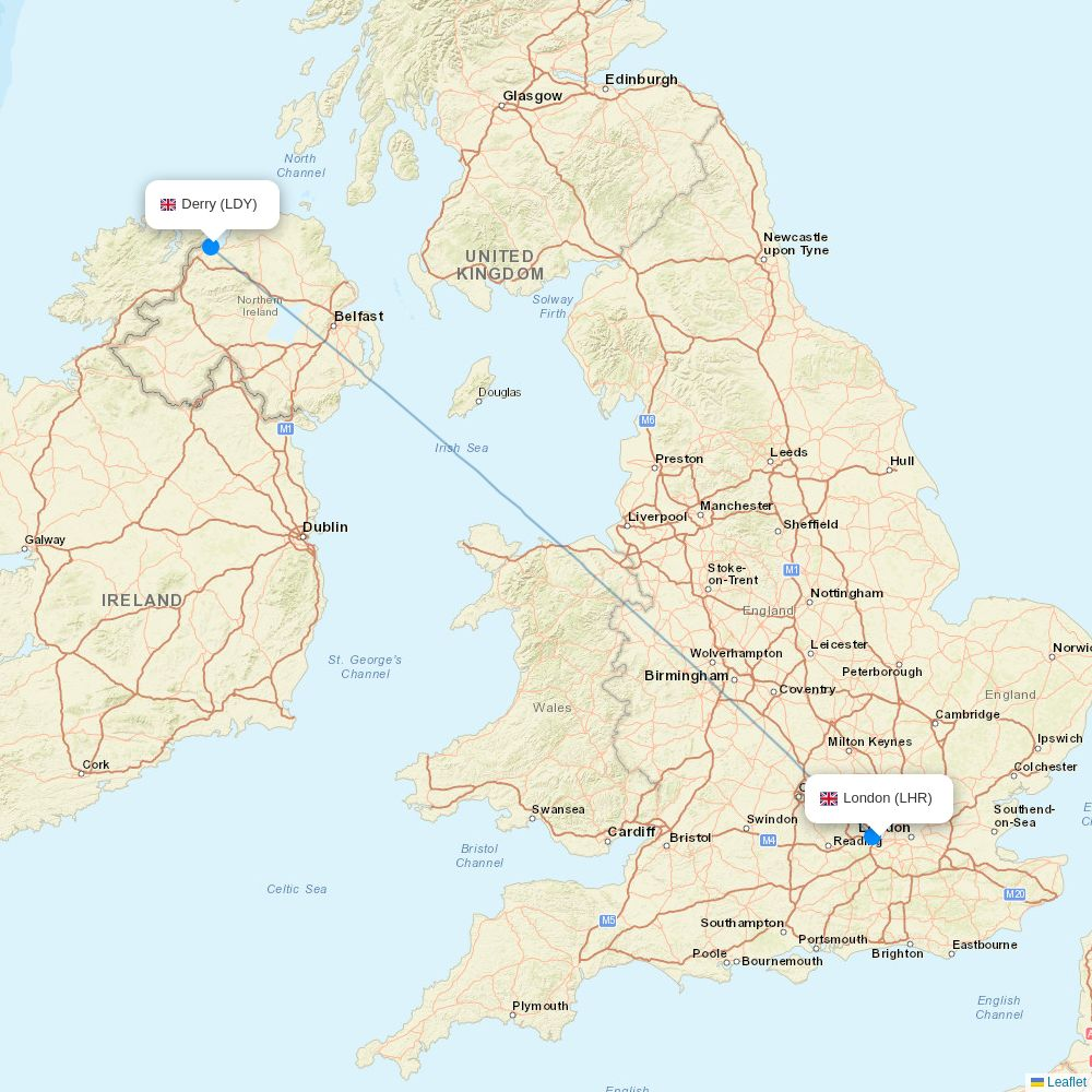 Loganair routes 2025 – interactive map with all flights - Flight Routes