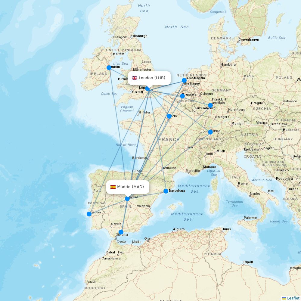 Iberia routes 2025 – interactive map with all flights - Flight Routes