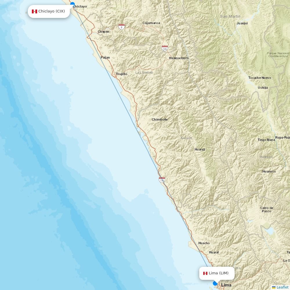 LATAM Airlines routes 2025 – map with all flights - Flight Routes
