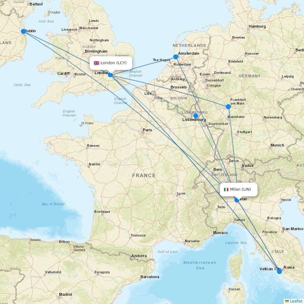 ITA Airways routes 2025 – map with all flights - Flight Routes