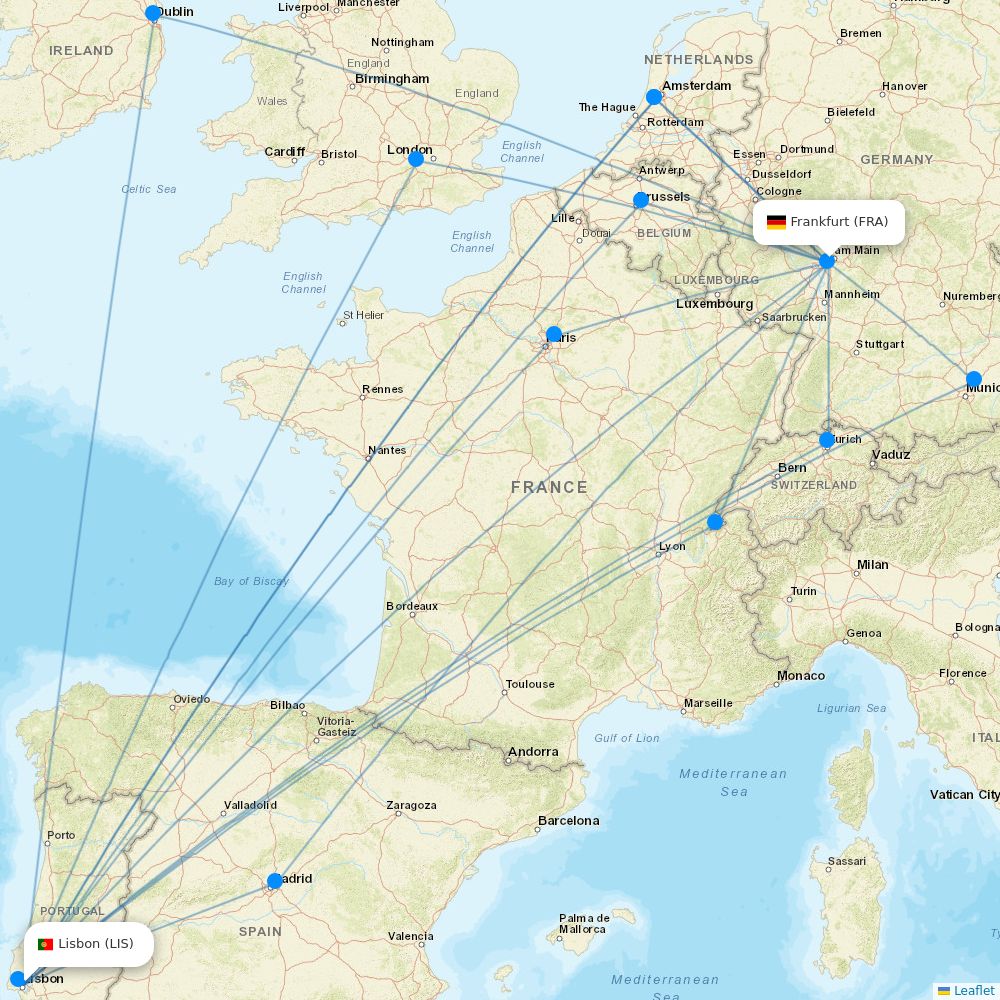 TAP Portugal routes 2025 – map with all flights - Flight Routes