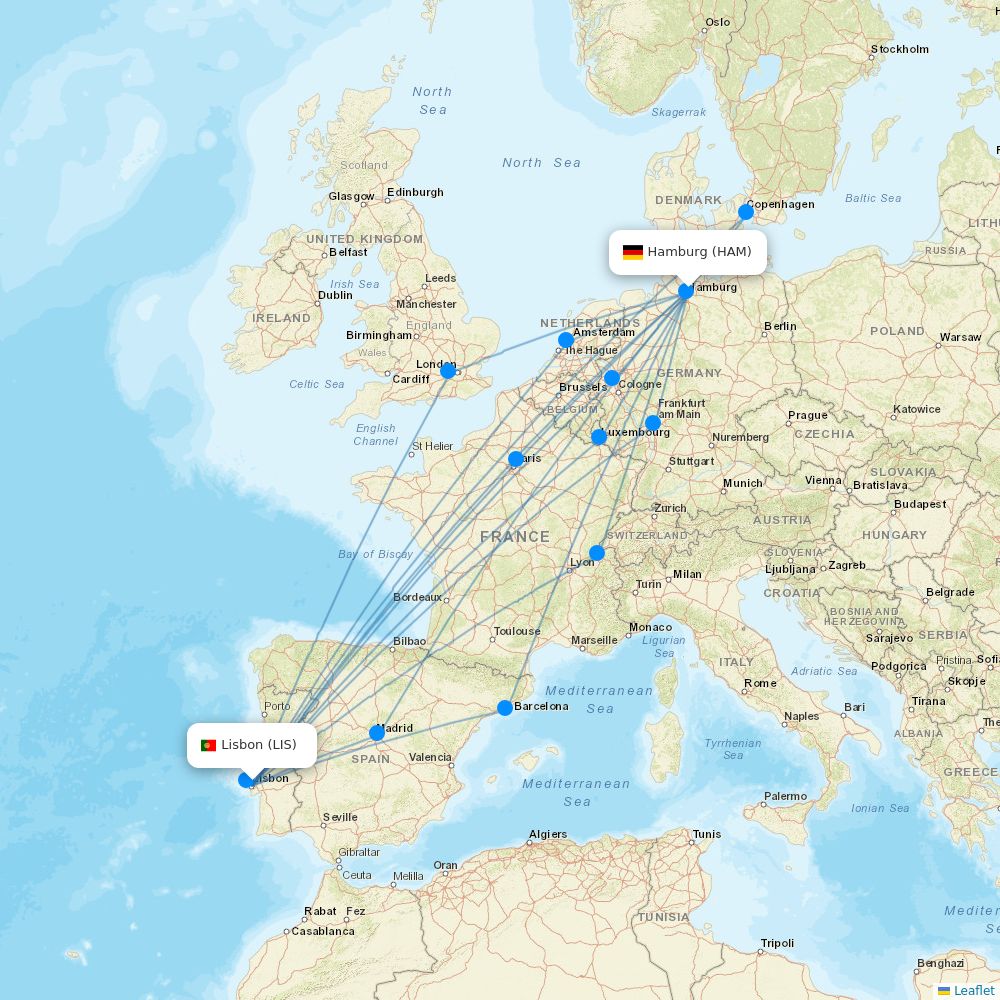 TAP Portugal routes 2025 – map with all flights - Flight Routes