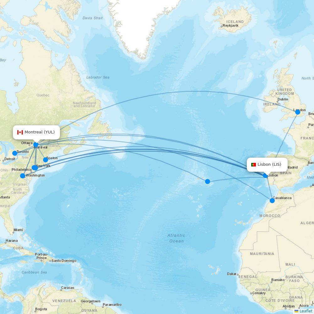 Air Transat routes 2025 – interactive map with all flights - Flight Routes